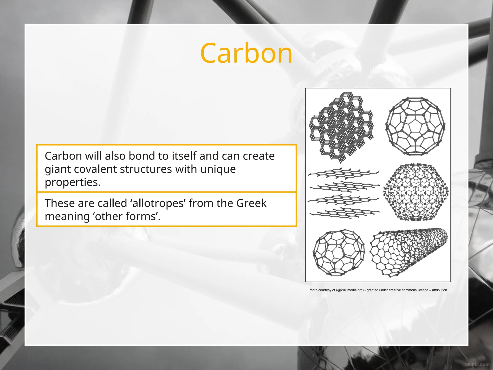 Allotropes Of Carbon With Giant Covalent Structures Powerpoint.ppt