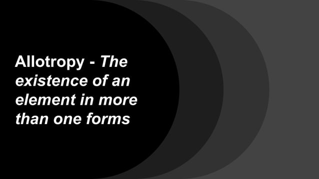 Allotropic forms of carbon | PPTX | Chemistry | Science