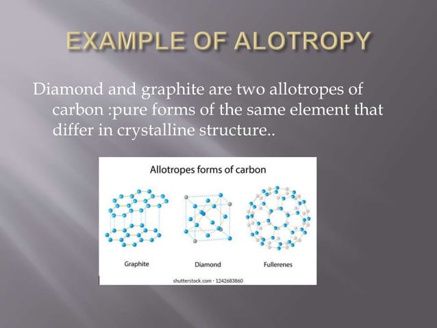 Allotropy forms of elements | PPTX | Chemistry | Science