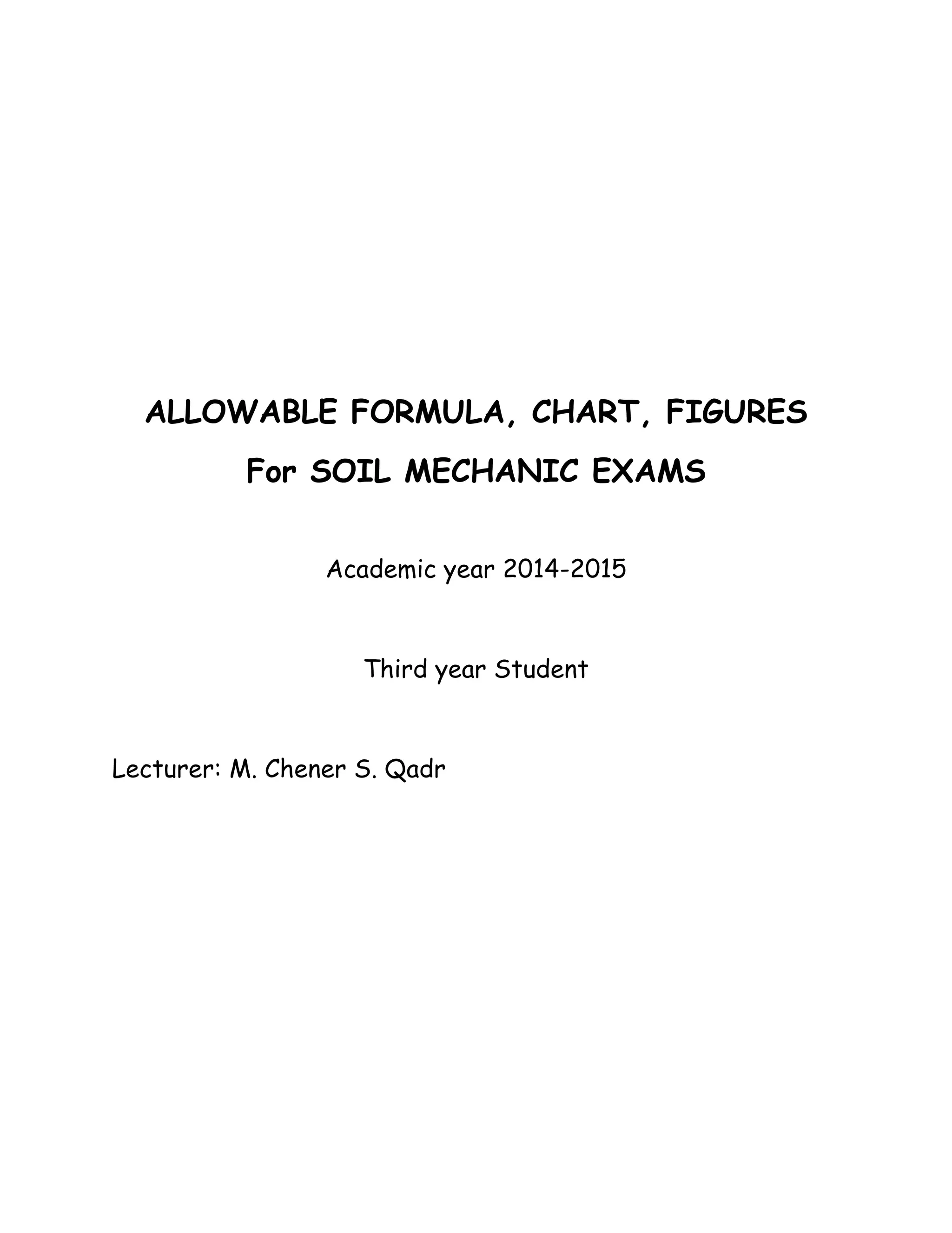 Allowable charts | PDF