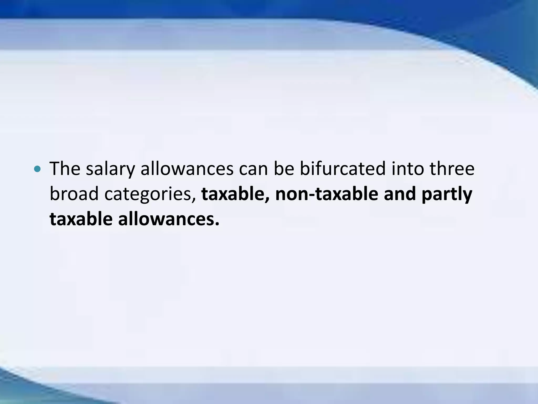 Allowance ppt | PPTX