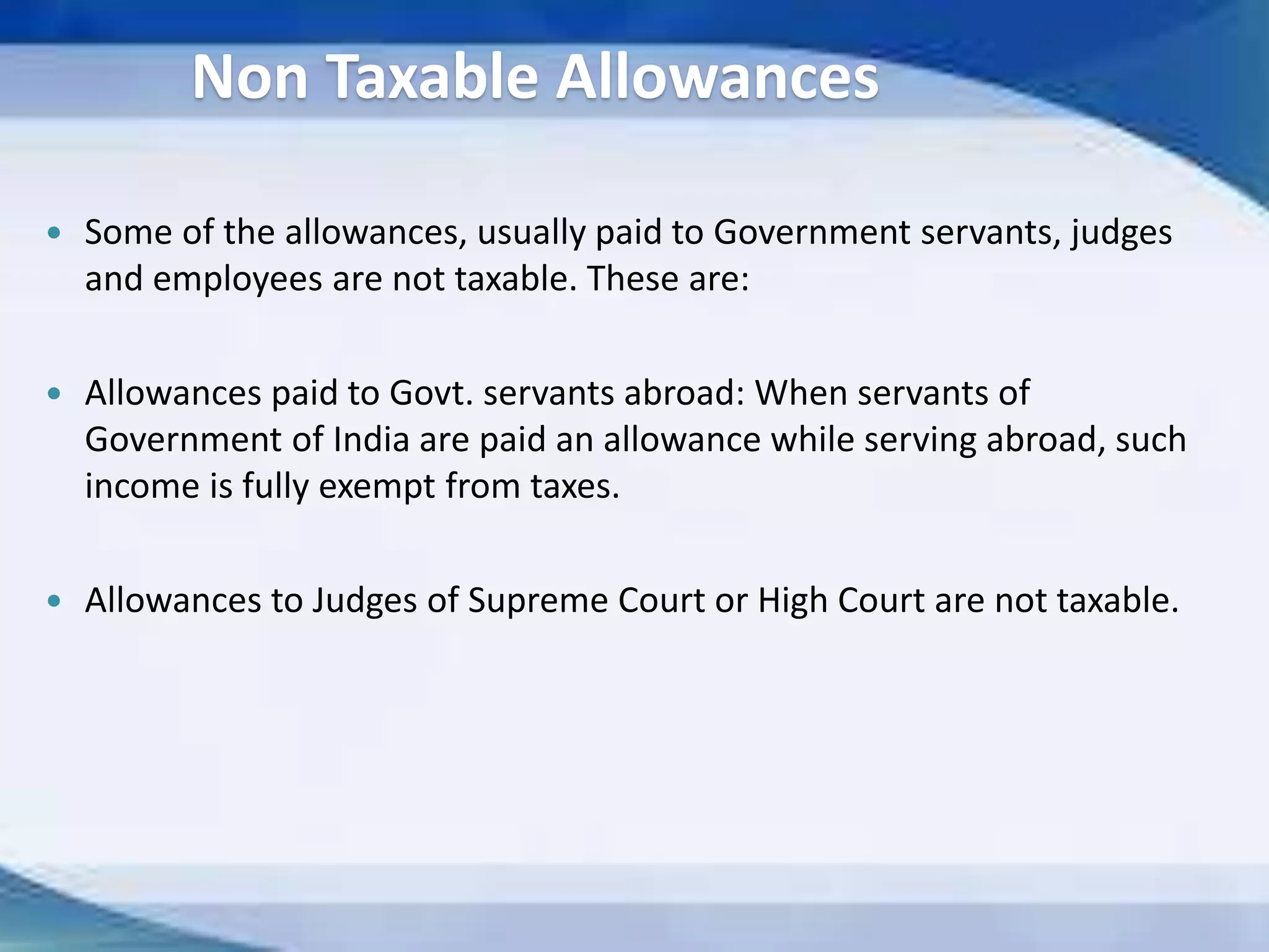 Allowance ppt | PPTX