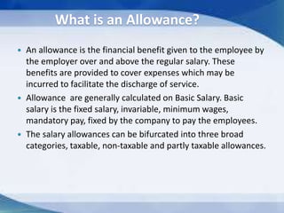Allowance ppt | PPT | Free Download