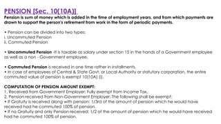 Allowances IN INCOME FROM SALARY INCOME TAX | PPTX