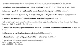 Allowances IN INCOME FROM SALARY INCOME TAX | PPTX