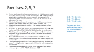 Allowances and Time Standards | PPT
