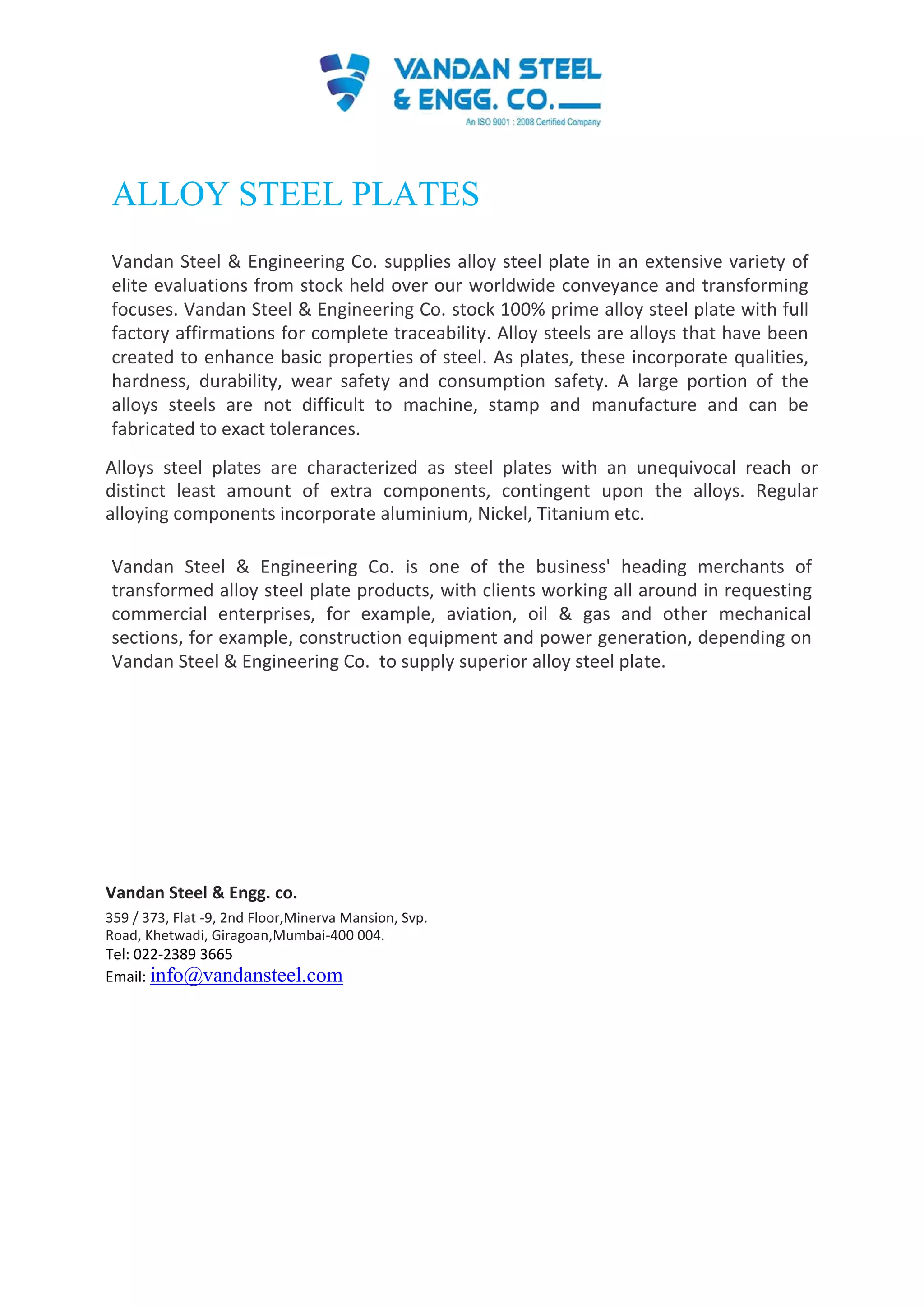 Alloy plates | PDF