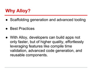 Appcelerator Titanium Alloy | PDF | Operating Systems | Computer Software and Applications