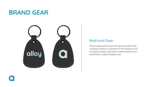 Alloy Brand Guidelines for use with graphic and web design | PDF