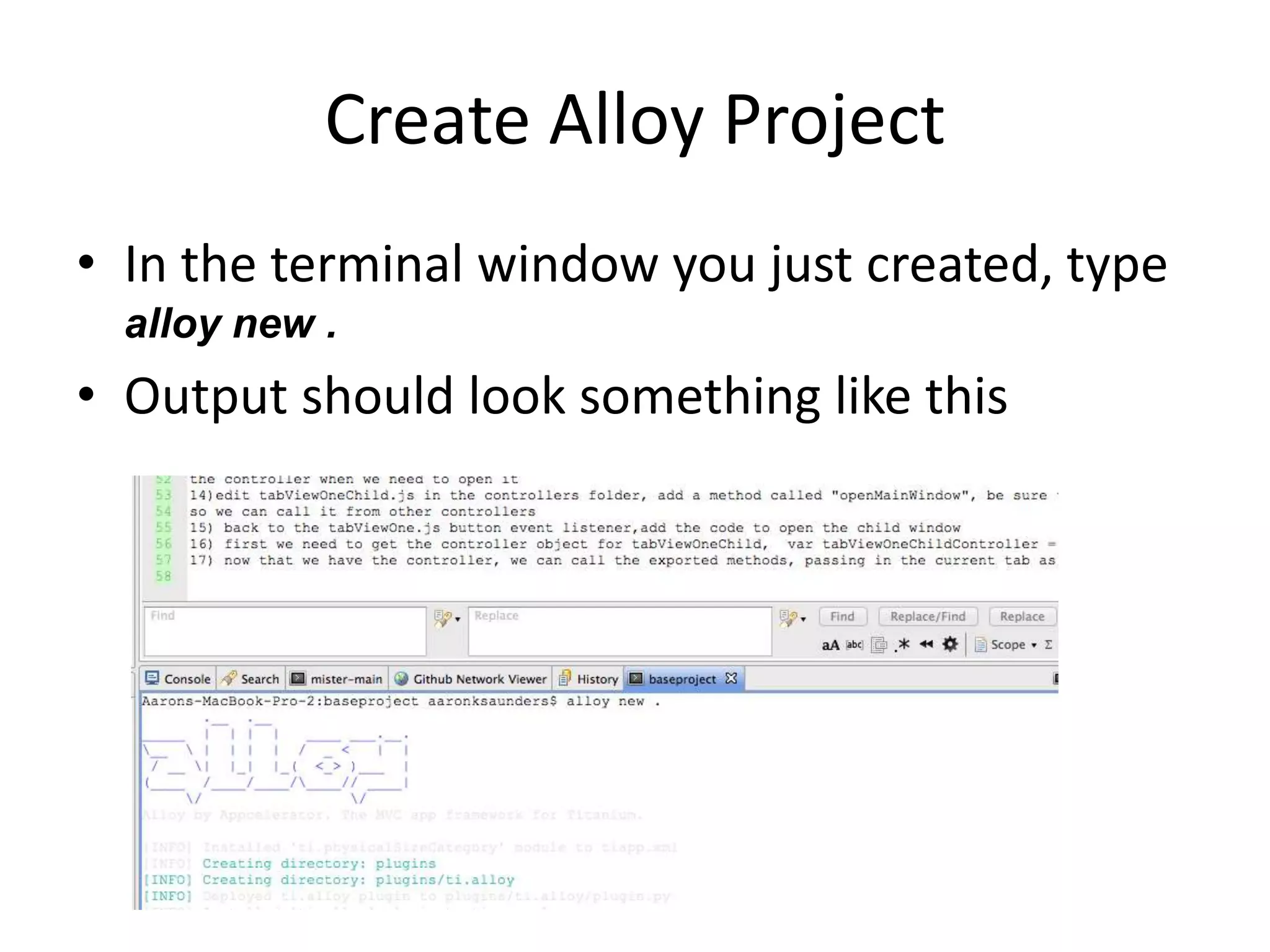 Alloy Simple App Demonstration | PPTX