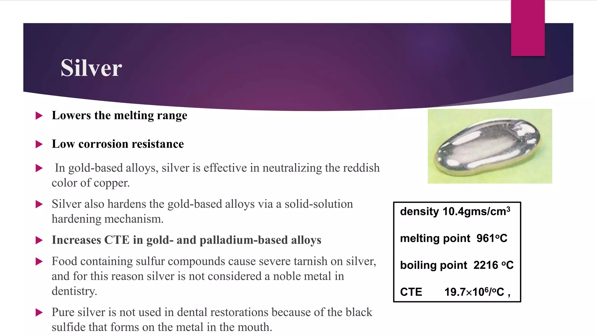 Alloys in prosthodontics | PPTX