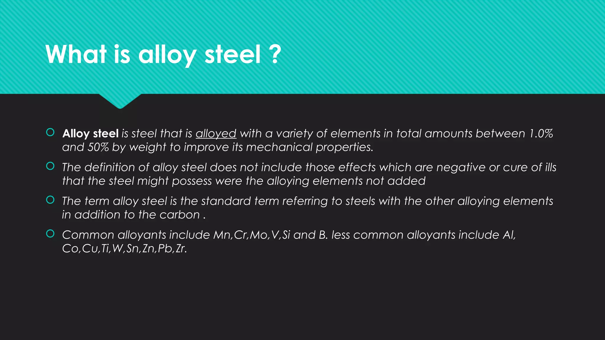 Alloy steel | PPT