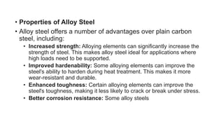 ALLOY STEEL PROPERTIES AND APPLICATIONS.pptx