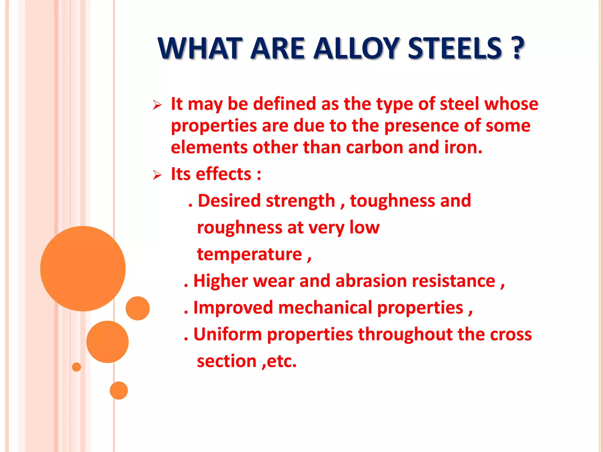 ALLOY STEELS | PPT