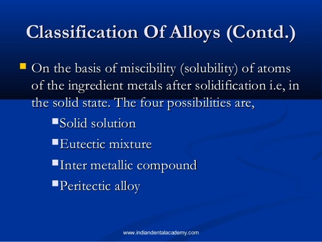 Definition Of Alloys And Compounds