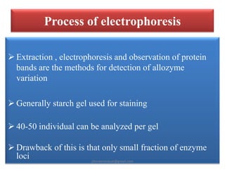 Allozymes and isozymes | PPTX
