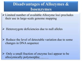 Allozymes and isozymes | PPTX