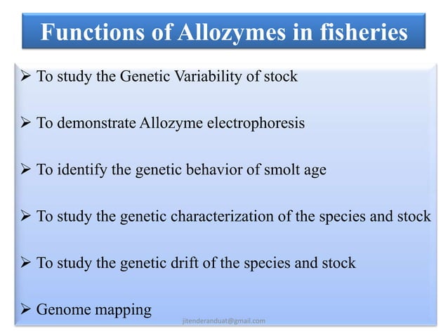 Allozymes and isozymes