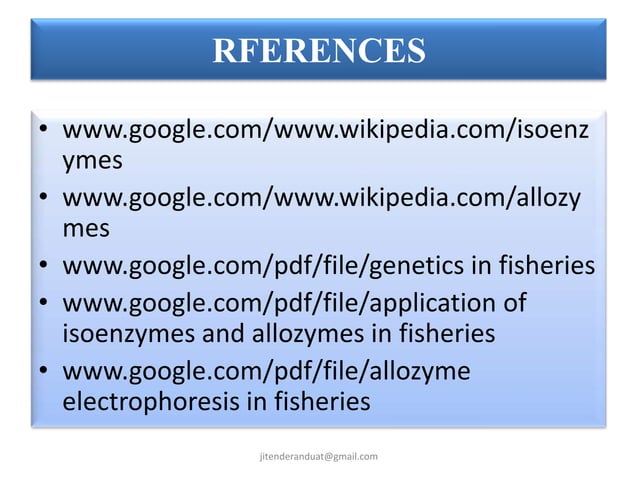 Allozymes and isozymes