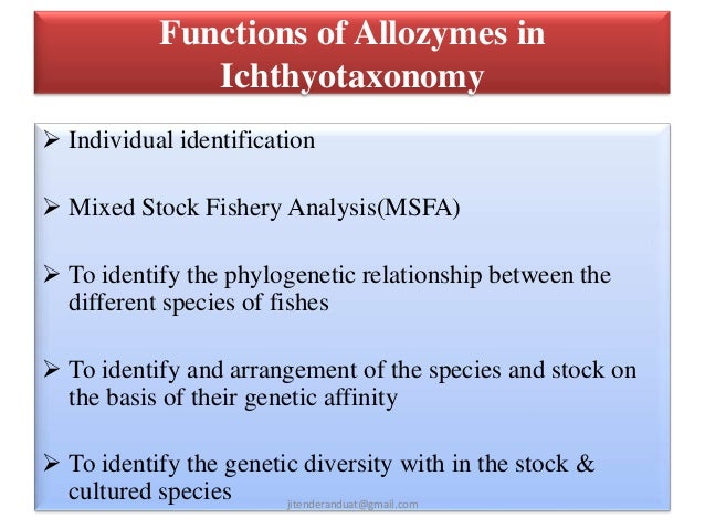 Allozymes and isozymes