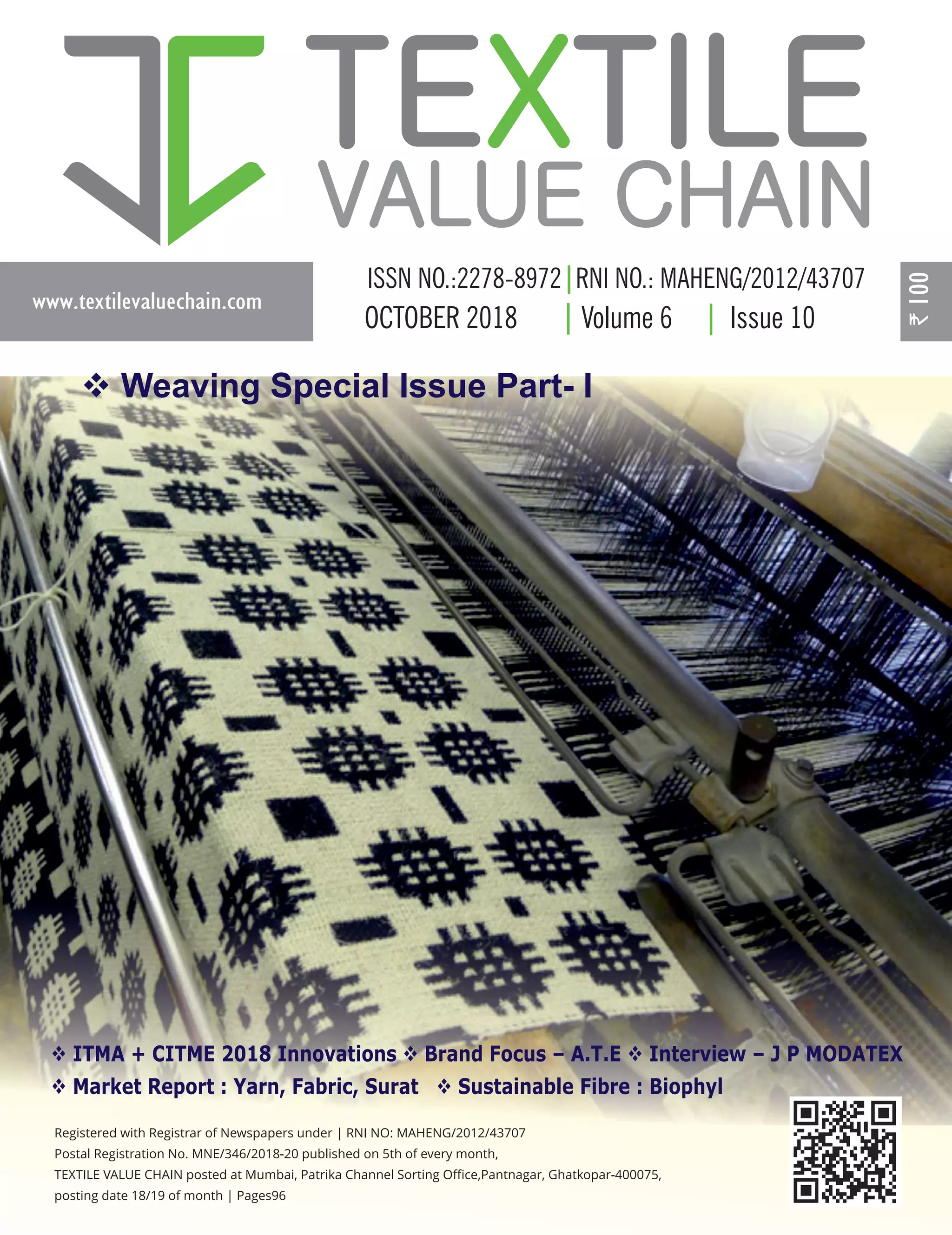TEXTILE VALUE CHAIN OCTOBER ISSUE 2018 | PDF