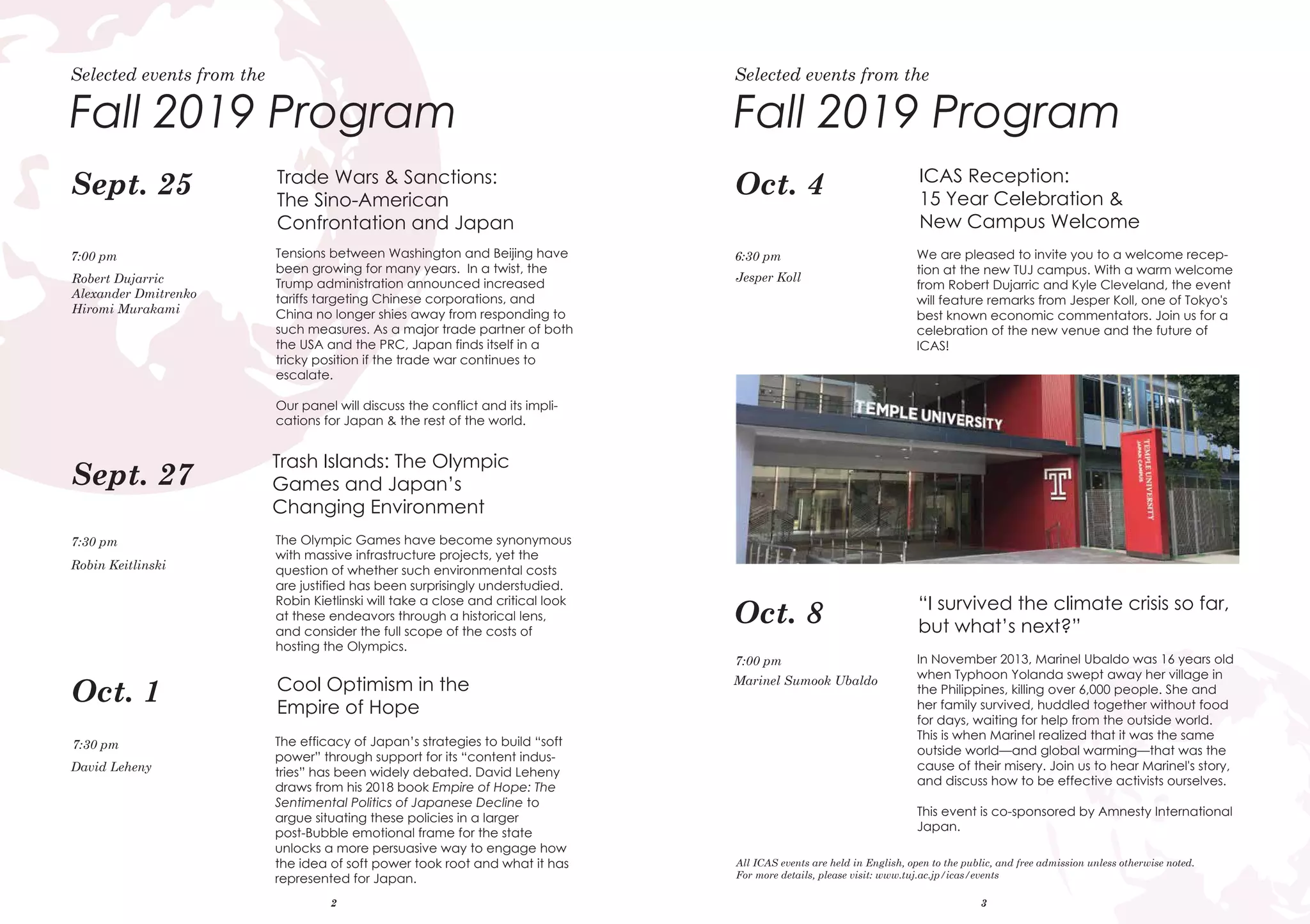 ICAS Program Book Vol. 2: Fall 2019 | PDF