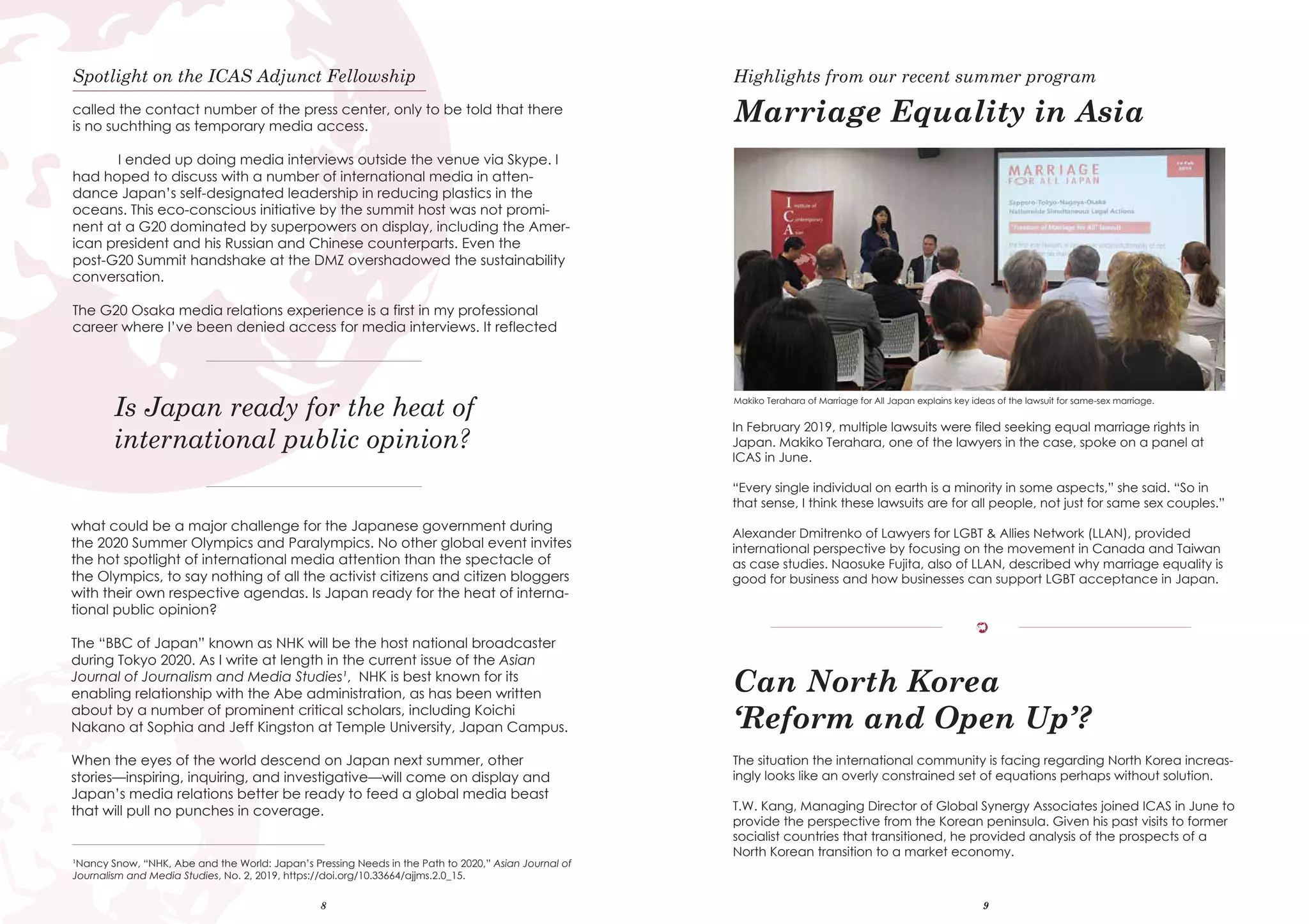 ICAS Program Book Vol. 2: Fall 2019 | PDF