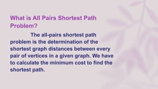 Allpair shortest path problem | PPT