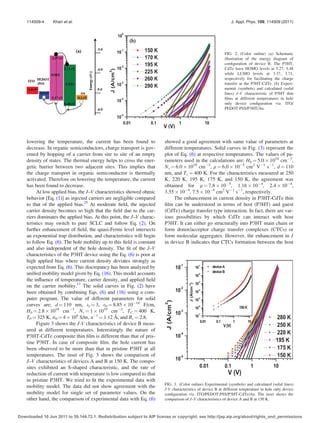 Charge Transport in organic semiconductors | PDF | Chemistry | Science