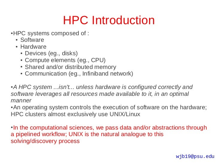HPC Essentials