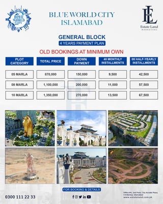 Estate Land Marketing - All Projects - CompletePayment Plan | PDF