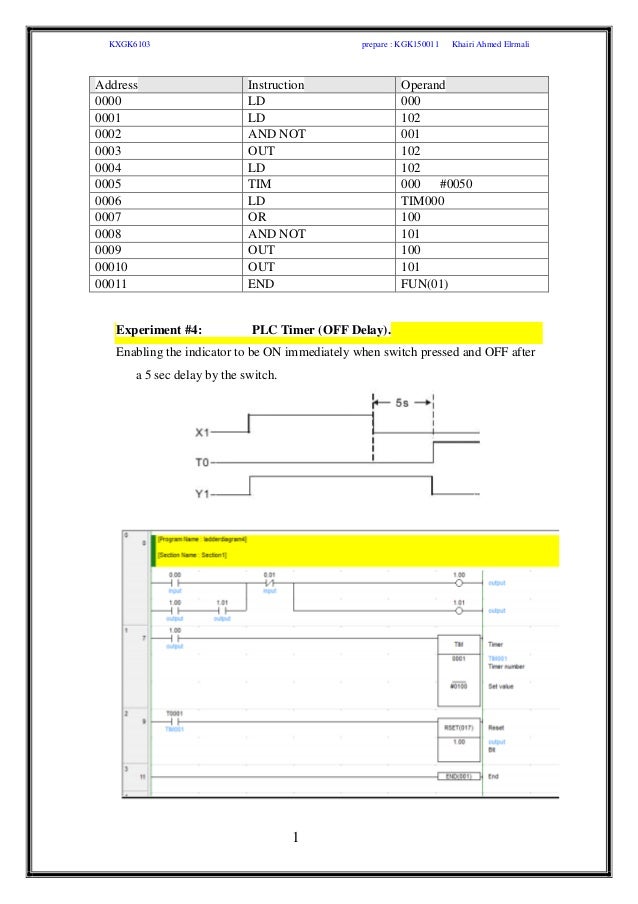 Basic PLC Ladder Programming