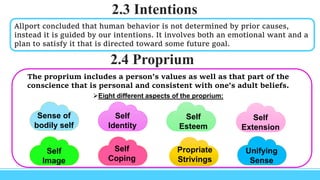 Allport's Theory of Personality | PPTX