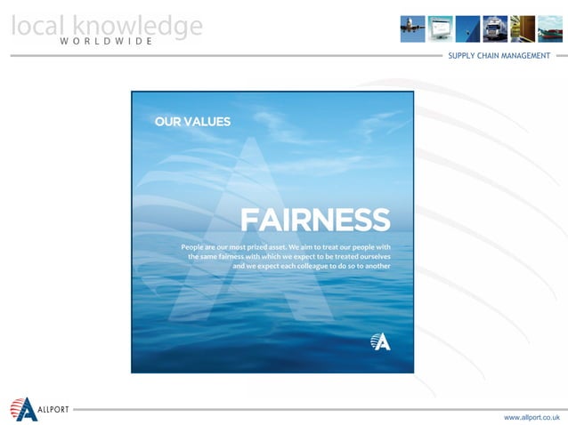 Allport SCM Values Oct 2009 | PPT