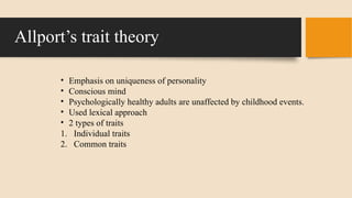 Allport's trait theory of personality.pptx