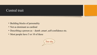 Allport's trait theory of personality.pptx