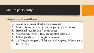 Allport's trait theory of personality.pptx