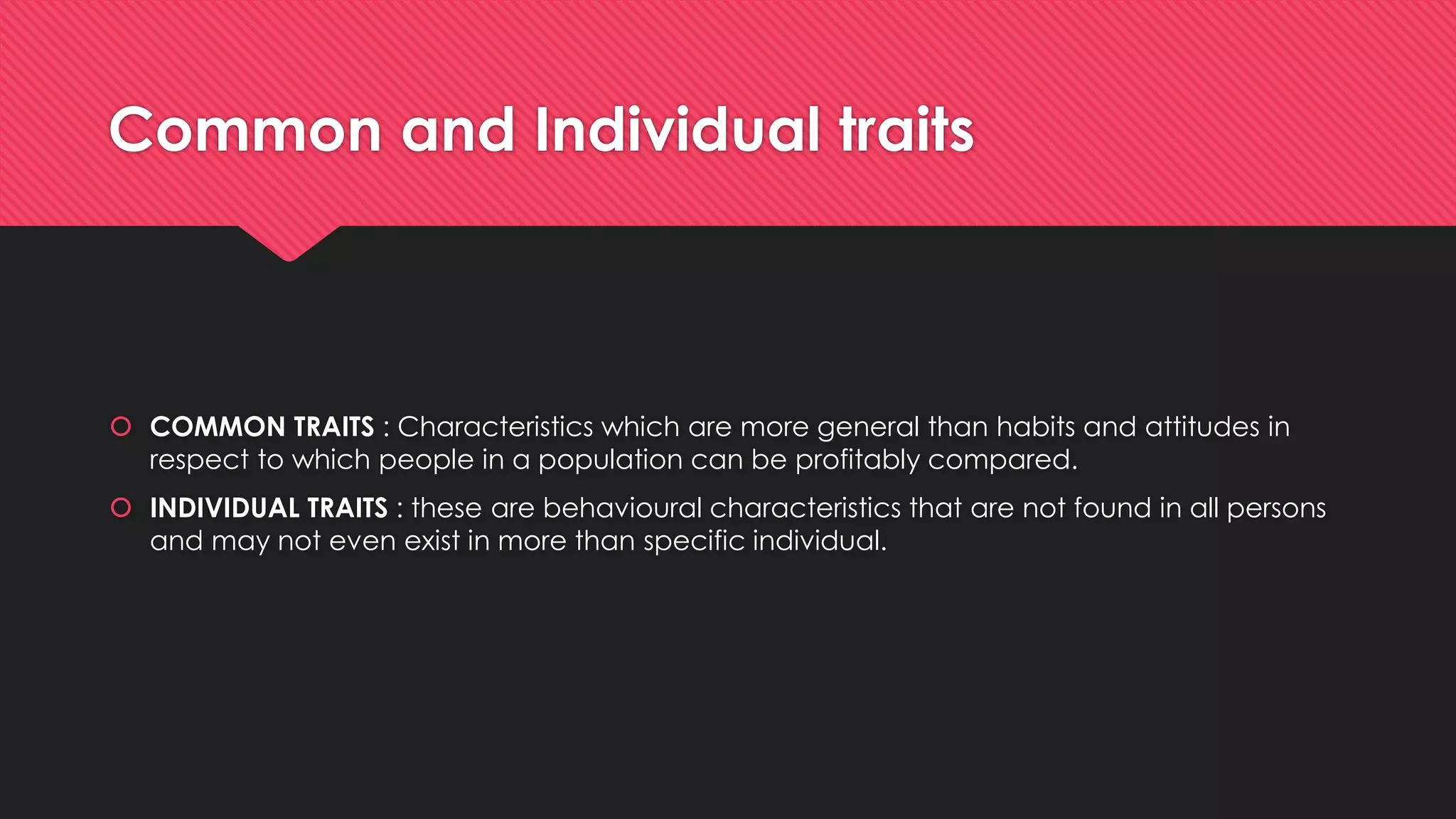 Allport’s trait theory of personality | PPTX