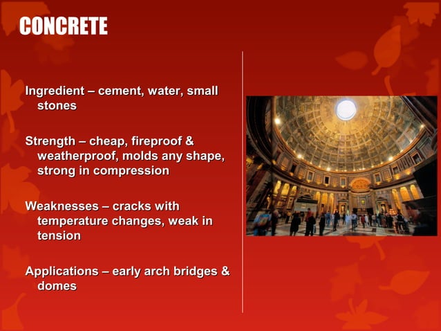 Physical properties of Building materials. | PPT