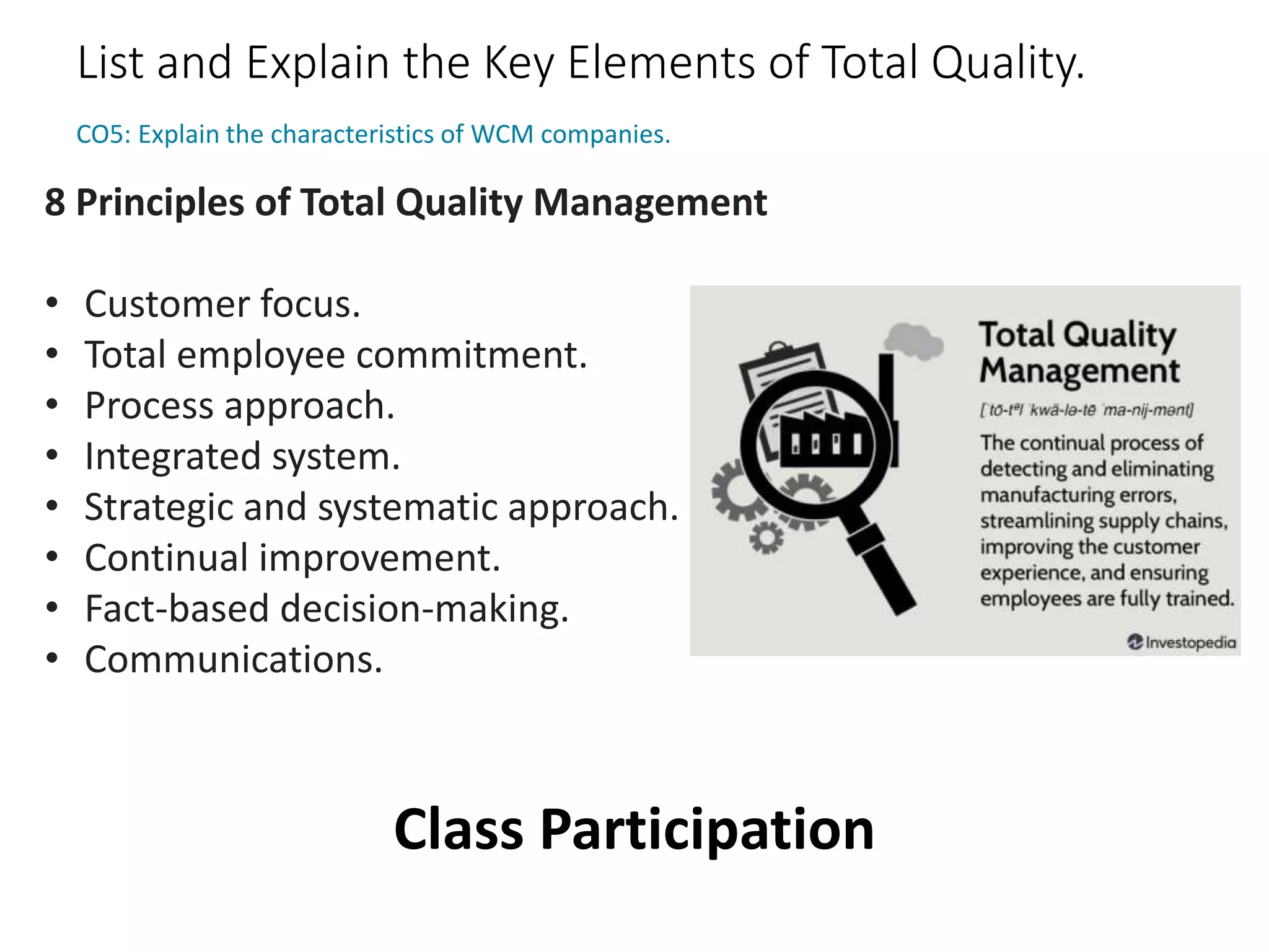 MIT-WPU_World Class Operations | PPT
