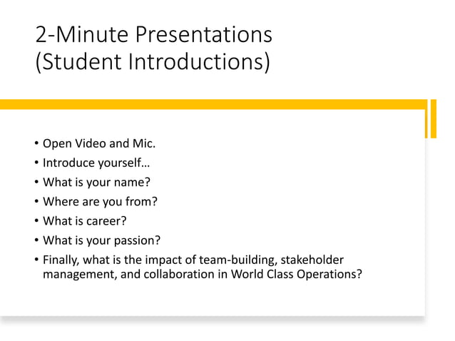 MIT-WPU_World Class Operations | PPT