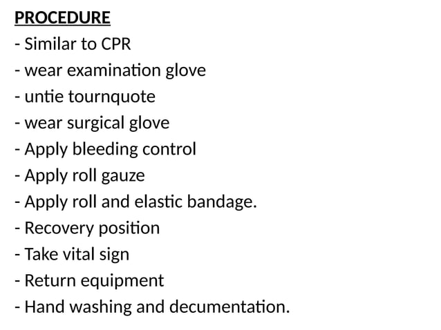 All procedu including measuring procedures | PPTX