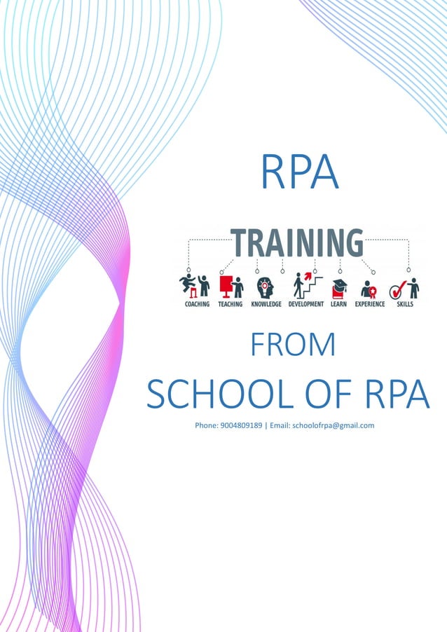 Learn RPA From School of RPA | PDF