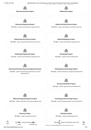 allProjectTopics _ Final Year Research Project Topics & Complete ...