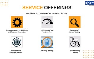 End to End Testing with Quality Enthusiasts: SDET Technologies | PPTX