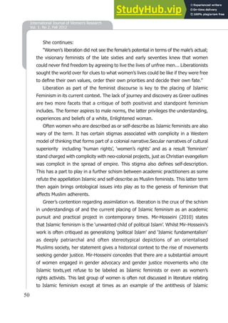 All Quiet On The Western Front The Loss Of Radical Islamic Feminism At ...