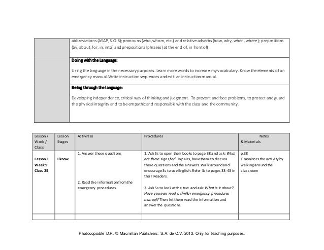all ready lesson plans