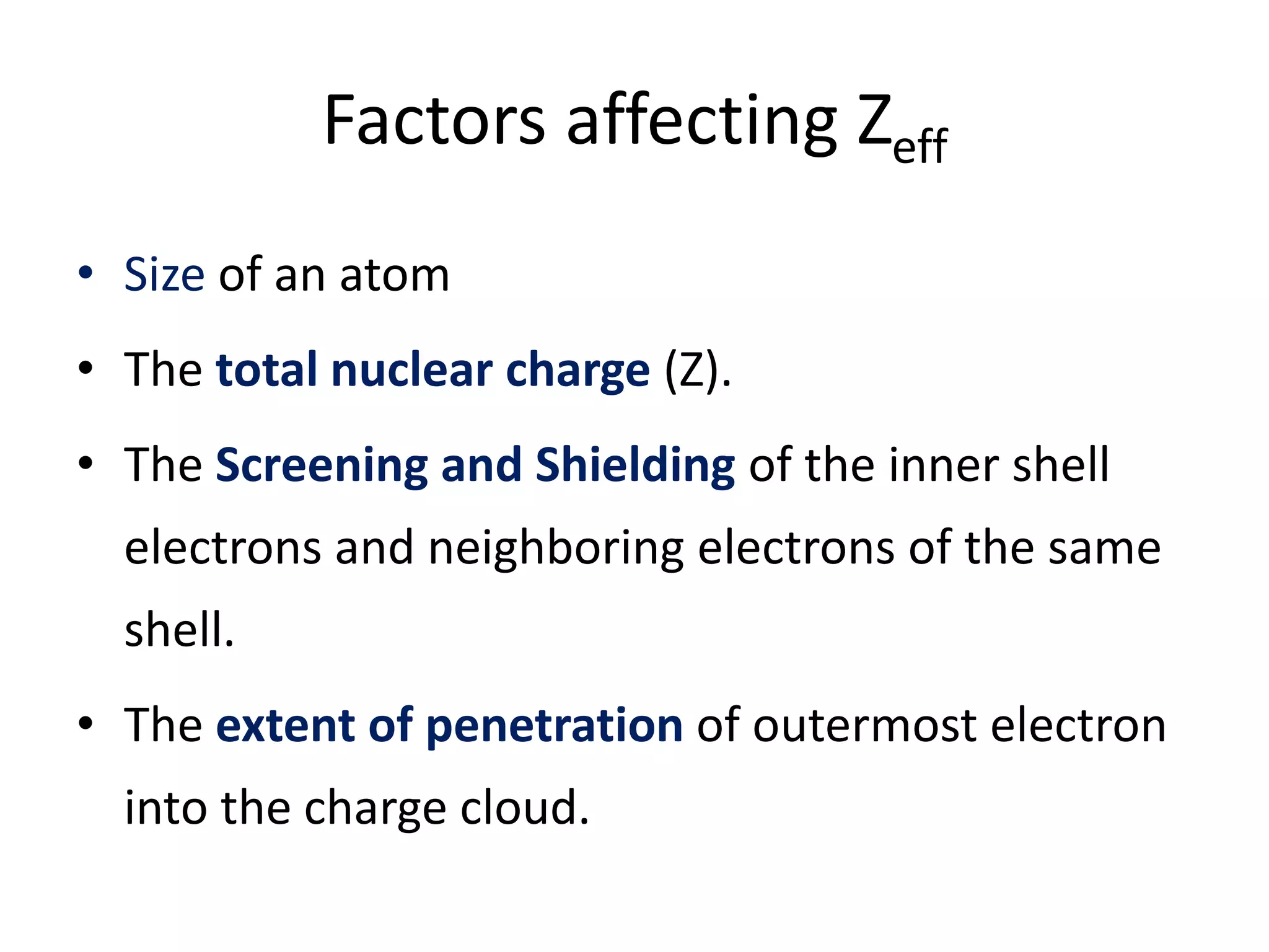 Allred and Rochow Electronegativity | PPT