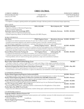 Resume Examples | PDF