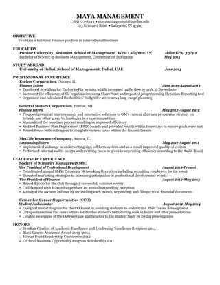 Resume Examples | PDF